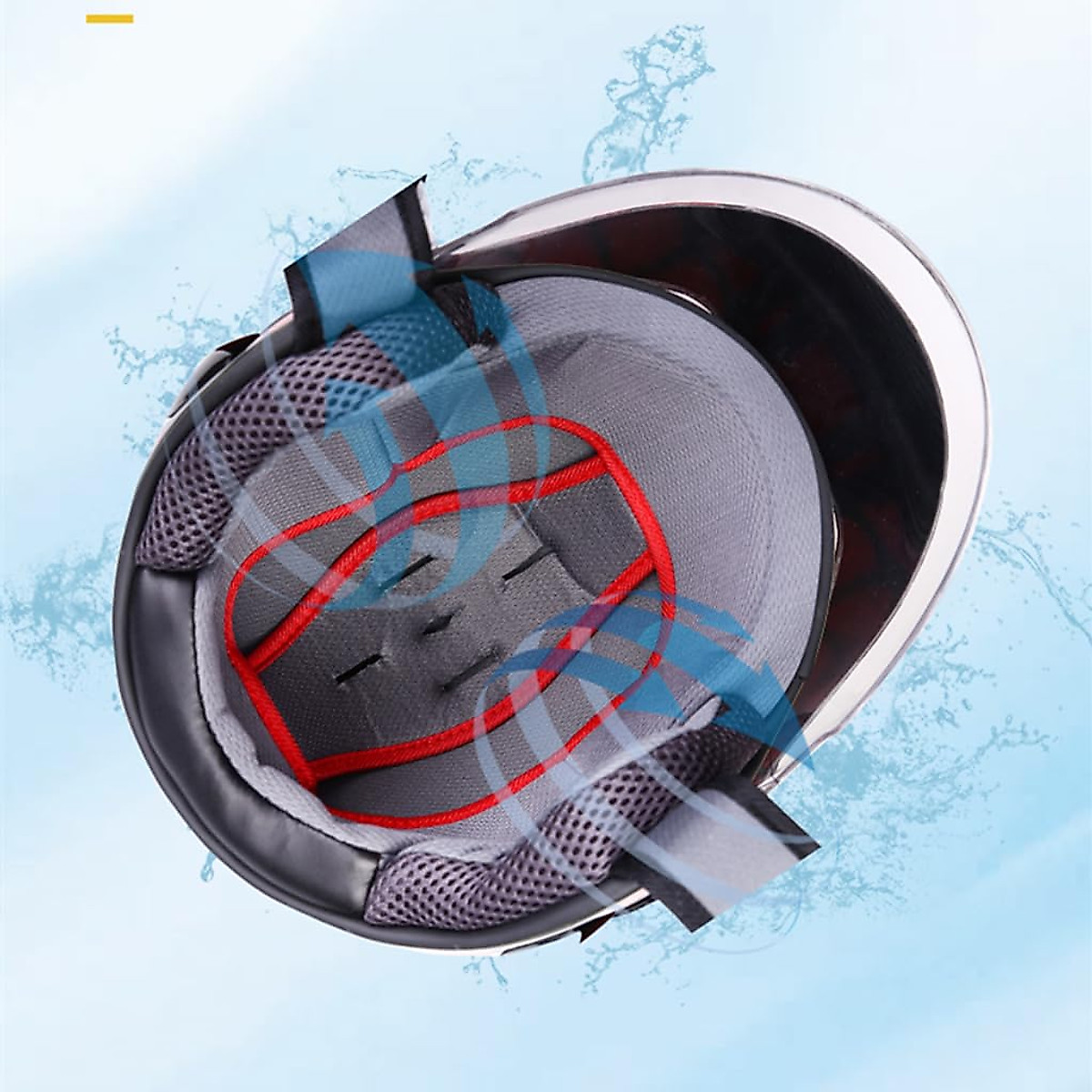 Kids Cool Helmet 4-12 Years Old Boys Girls Motorcycle Half Helmet Retro Go-Kart Jet-Helmet Scooter Cruiser Moped for Youth Personality Children's Helmet Applicable to Summer DOT Approved-A||46-56CM