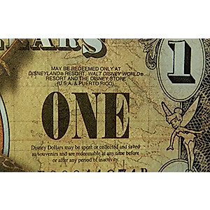 2007 Pirates of the Caribbean Disney Dollar (20th Anniversary) The Curse of the Black Pearl (Individual Serial Number) Uncirculated