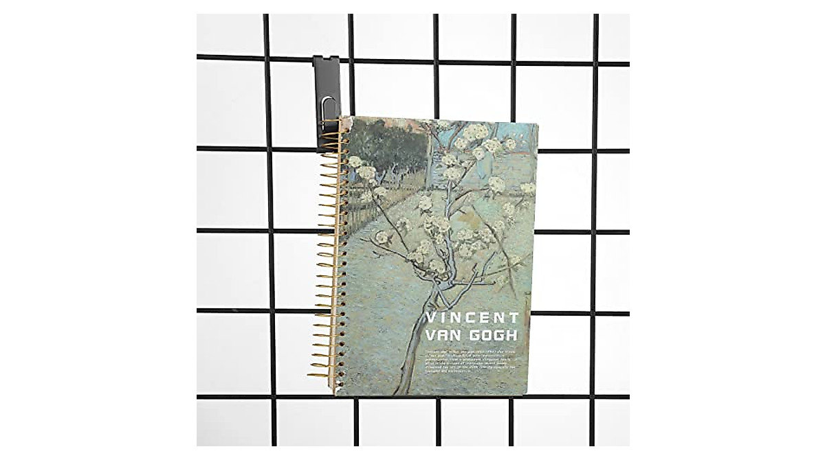 25 Pcs Black Notch Hooks for Stylish Grid Display