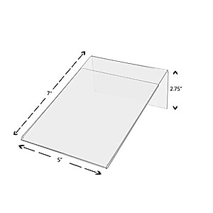 Universal 76850 Clear L-Style Freestanding Frame, 5 X 7 Insert, 3/Pack