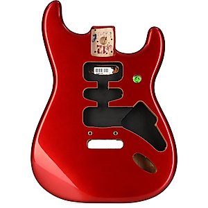 Fender Deluxe Series Stratocaster Body, Alder, Candy Apple Red