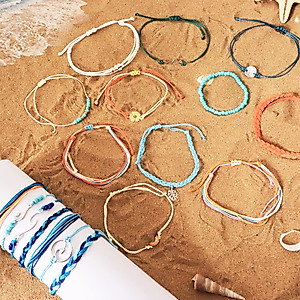 choice of all String Bracelet for Women Summer Wave Bracelet Set for Teen Girls Boho Summer Bracelet Mens Beach Bracelet Sets