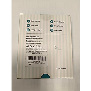 BIGGERFIVE Vigor Kids Fitness Tracker Watch for Girls Boys Ages 5-15, IP68 Waterproof, Activity Tracker, Pedometer, Heart Rate Sleep Monitor, Calorie Step Counter Watch