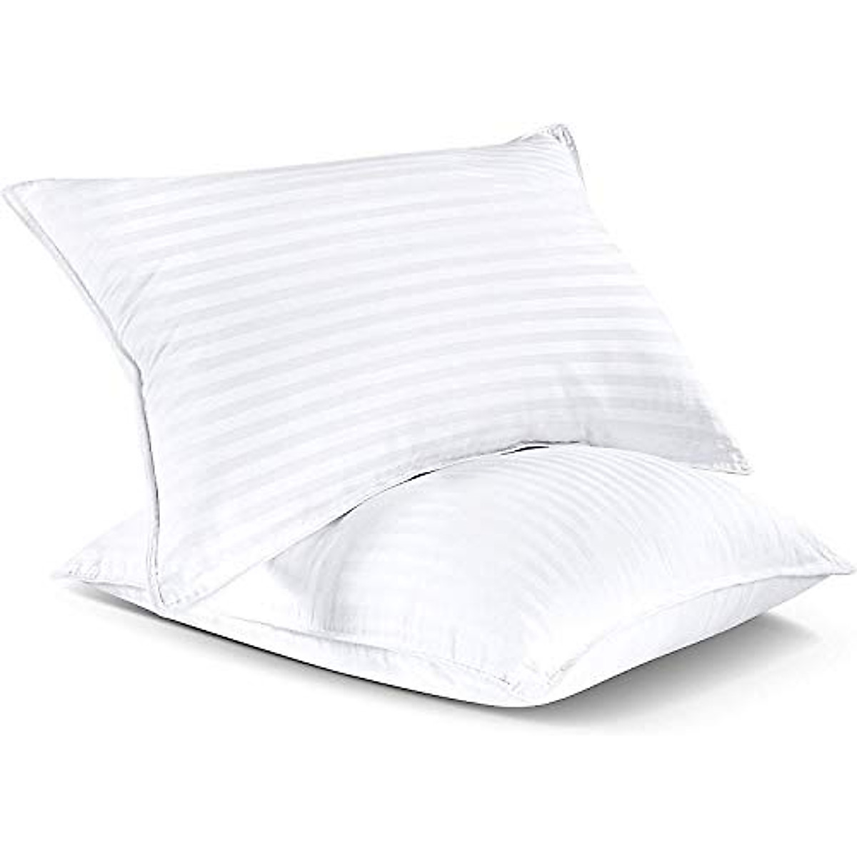 Utopia Bedding Bed Pillows for Sleeping Standard Size (White), Set of 2, Cooling Hotel Quality, for Back, Stomach or Side Sleepers