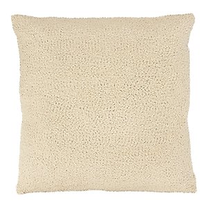 Creative Co-Op Square Natural Woven Cotton Boucle Pillow
