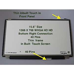 New Pavilion 15-BA084NR 15-BA085NR HD 15.6" LED LCD Touch Replacement Screen