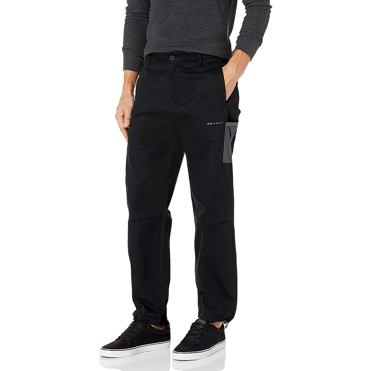 Oakley Men's Progression Cargo Pant, Blackout, 36