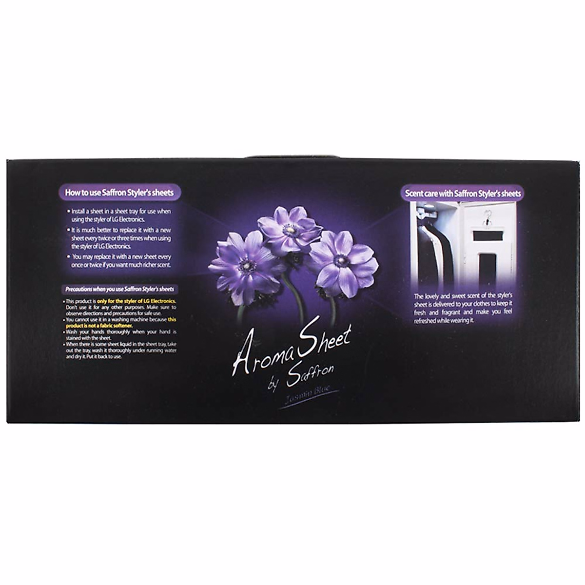 LG Styler Aroma Sheet by Saffron (20 Sheets) (Jasmin Blue)