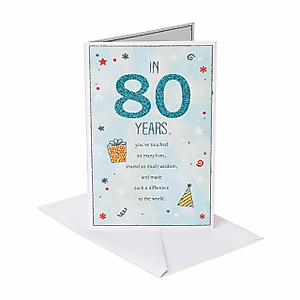 American Greetings 80th Birthday Card (In 80 Years)