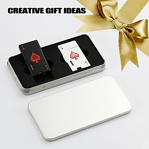 CFTGET Ace Classic Butane Torch Lighter, Refillable Card Lighter with Double Jet Flame and Visible Window, Ideal Gift for Men and Women, 1-Year Warranty, Without Butane(Black+White)