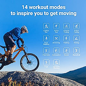 Ticwatch GTH smartwatch 24H Skin Temperature Measurement Blood Oxygen 24H Heart Rate Monitoring Sleep Tracking 5ATM Water Resistant Rating Stress Tracking 10 Days Battery Life Smart Watch