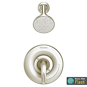 American Standard TU385507.002 Reliant 3 Trim Kit with Water-Saving Shower Head and Cartridge, Polished Chrome