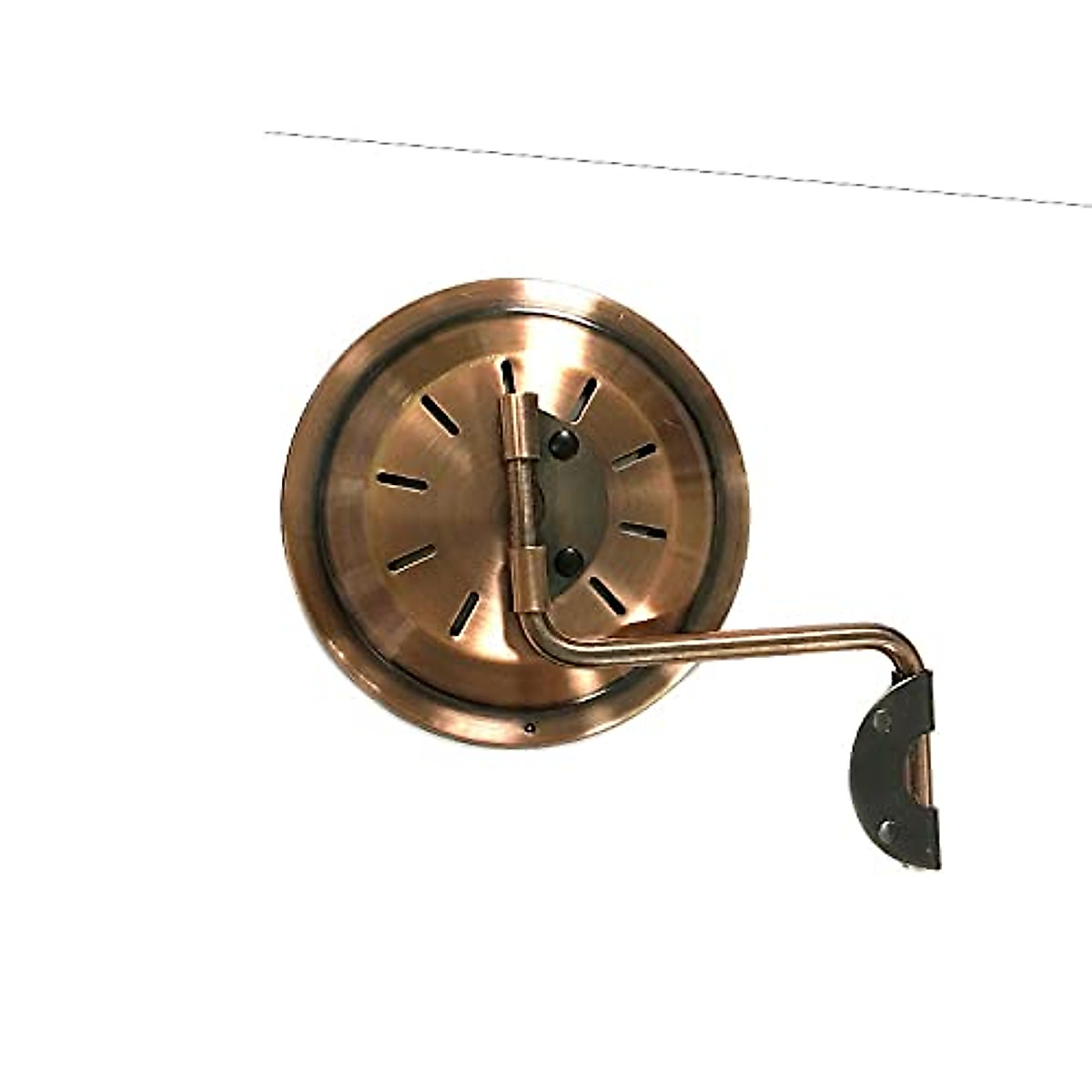 4-Inch Brass Swivel Thermometer with Humidity Function