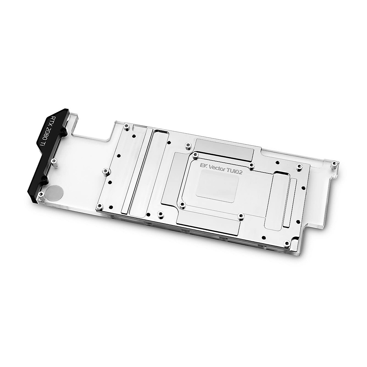 EKWB EK-Quantum Vector Direct RTX RE 2080 Ti GPU Water Block, Digital RGB, Nickel + Plexi