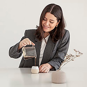 Ceramic Espresso Cups Set of 4 - 2.7oz - Espresso Coffee Mugs for Nespresso Cups - Espresso Glasses - Demitasse Cups - Tazas de Cafe - Espresso Accessories - Expresso Coffee Cup for Espresso Machine