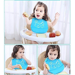 Dream Loom Christmas Baby Bibs 4pcs, First Xmas Baby Gift, for Babies Newborns and Toddler