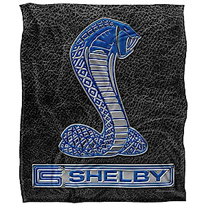 Shelby Cobra Blanket, 50"x60" Metal Cobra Silky Touch Super Soft Throw Blanket