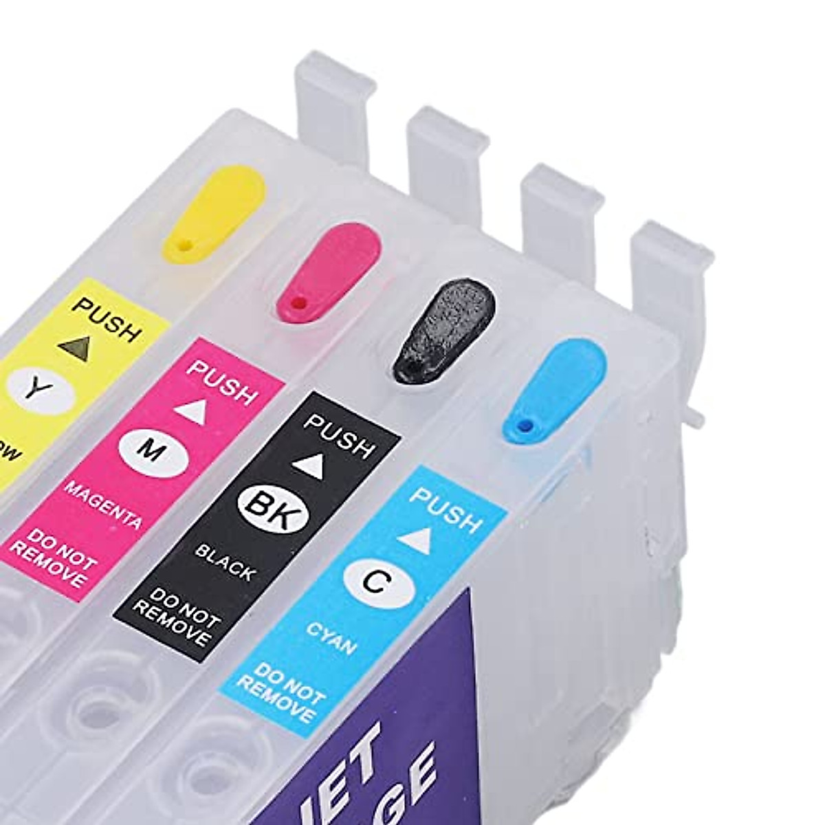 FTVOGUE Ink Cartridge PP BK C M Y 4 Colors Printing Accessory Part (812XXLBK 812XLC 812XLM 812XLY Without Chip)