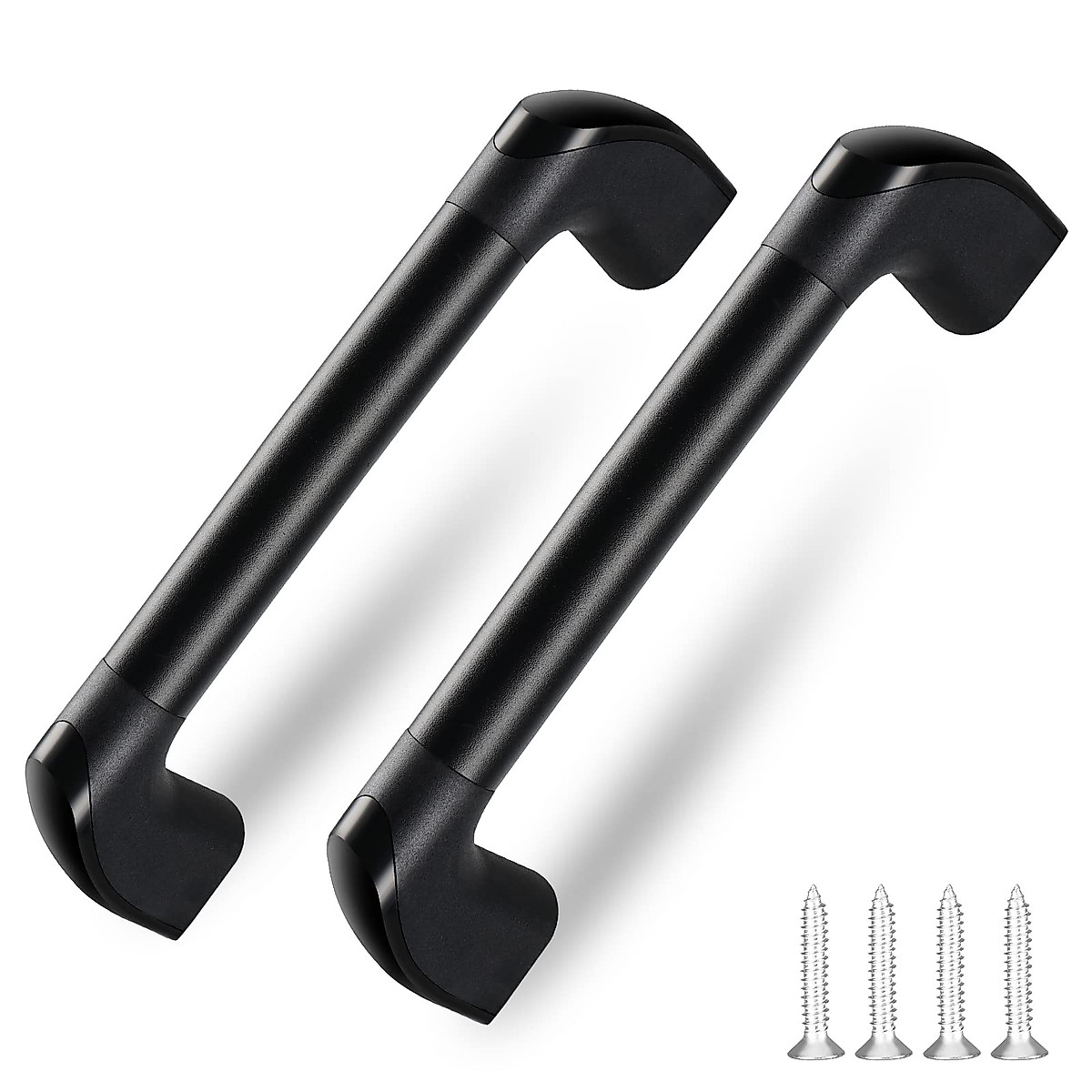 ESUDNT RV Grab Handle, Aluminum Automotive Entry Door Assist Bar for Camper, Trailer, Truck, Cargo Trailer, Boat (2 Pack,Black)