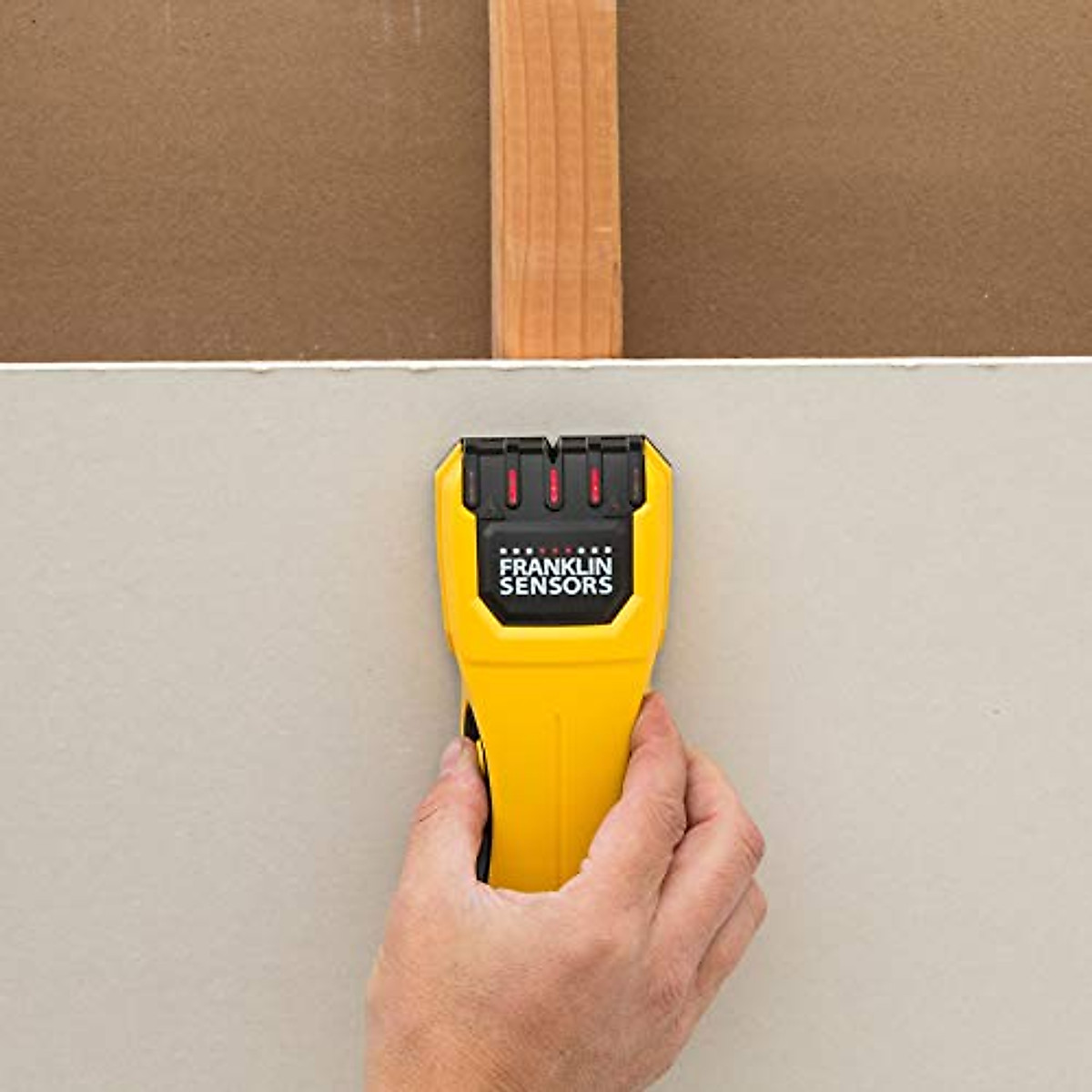 Franklin Sensors ProSensor M50 Professional Stud Finder with 5-Sensors for The Highest Accuracy Detects Wood & Metal Studs with Incredible Speed, Yellow