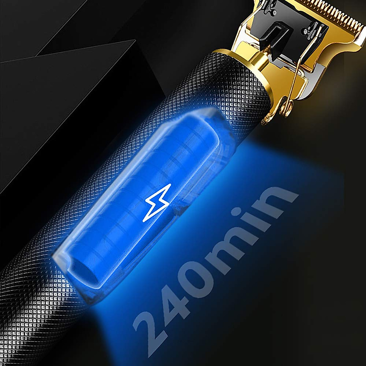 Mens Clipper Cordless Hair Clippers, Razor Electric Professional Beard Trimmer Grooming Shaving Machine Self Hair Cutting Haircut Trimmers Cutter，Black