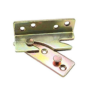 Best Award Set of 4, Heavy Duty Non-Mortise Bed Rail Fittings Wooden Bed Rail Brackets,Headboards and Foot-Boards (Set of 4,Bed Rail Bracket)