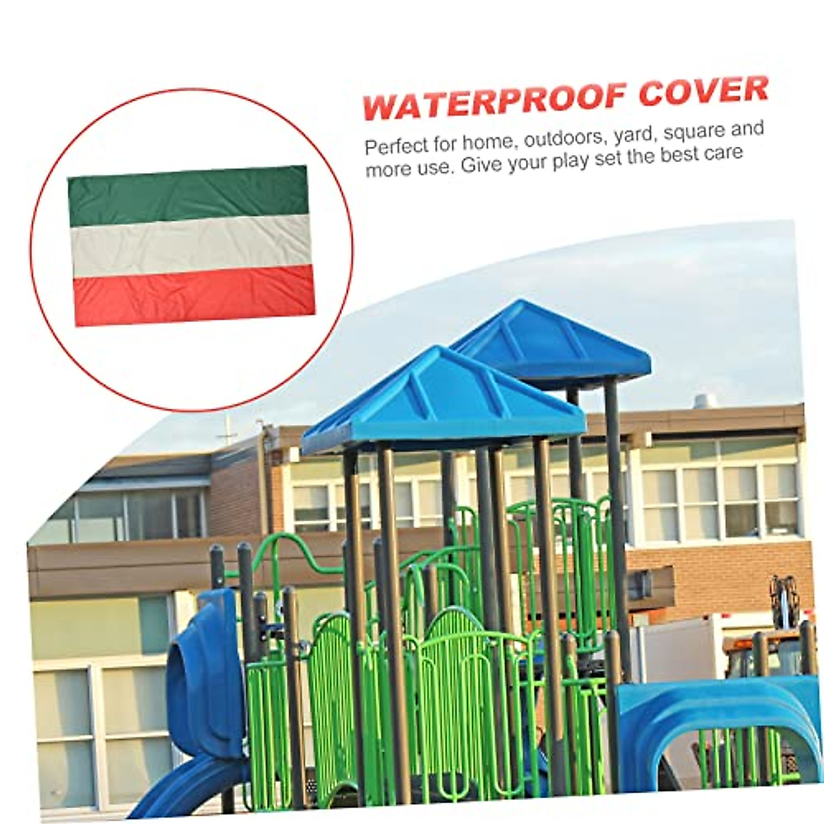 INOOMP 1pc Amusement Equipment Cover Swing Outdoor Swing Outdoor Canopy Playset Canopy Cover Heavy Duty Tarp Cover Playground Canopy Tarp Playground Tarp Outdoor Playset Tarp