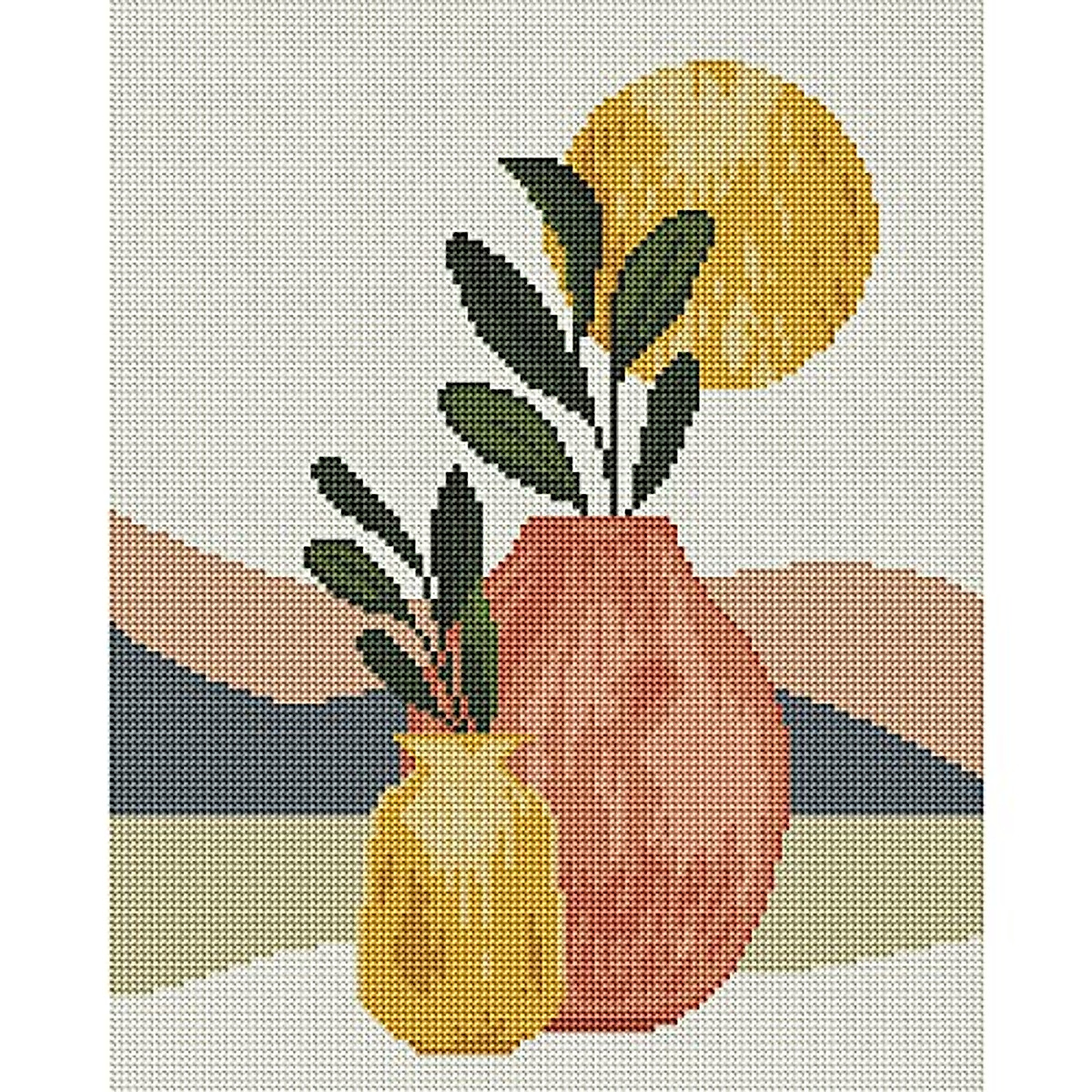 DIAMOND ART CLUB Adobe Moon II Landscape Diamond Painting Kit, 13" x 16" (32.8 x 40.9 cm)