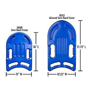 Poolmaster 50513 Advanced Kickboard Swim Trainer and Swim Aid, Large , Blue