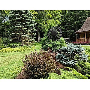 Reversible Extra Large Wind Spinner Catcher 23" Wide, 83" High Weather Resistant Finish