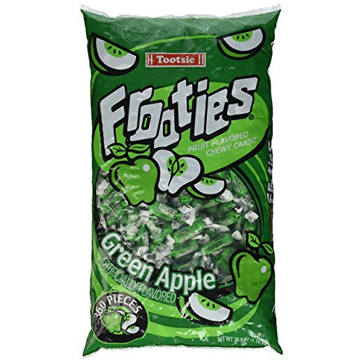Tootsie Rolls Frooties Green Apple Candy (360 count)