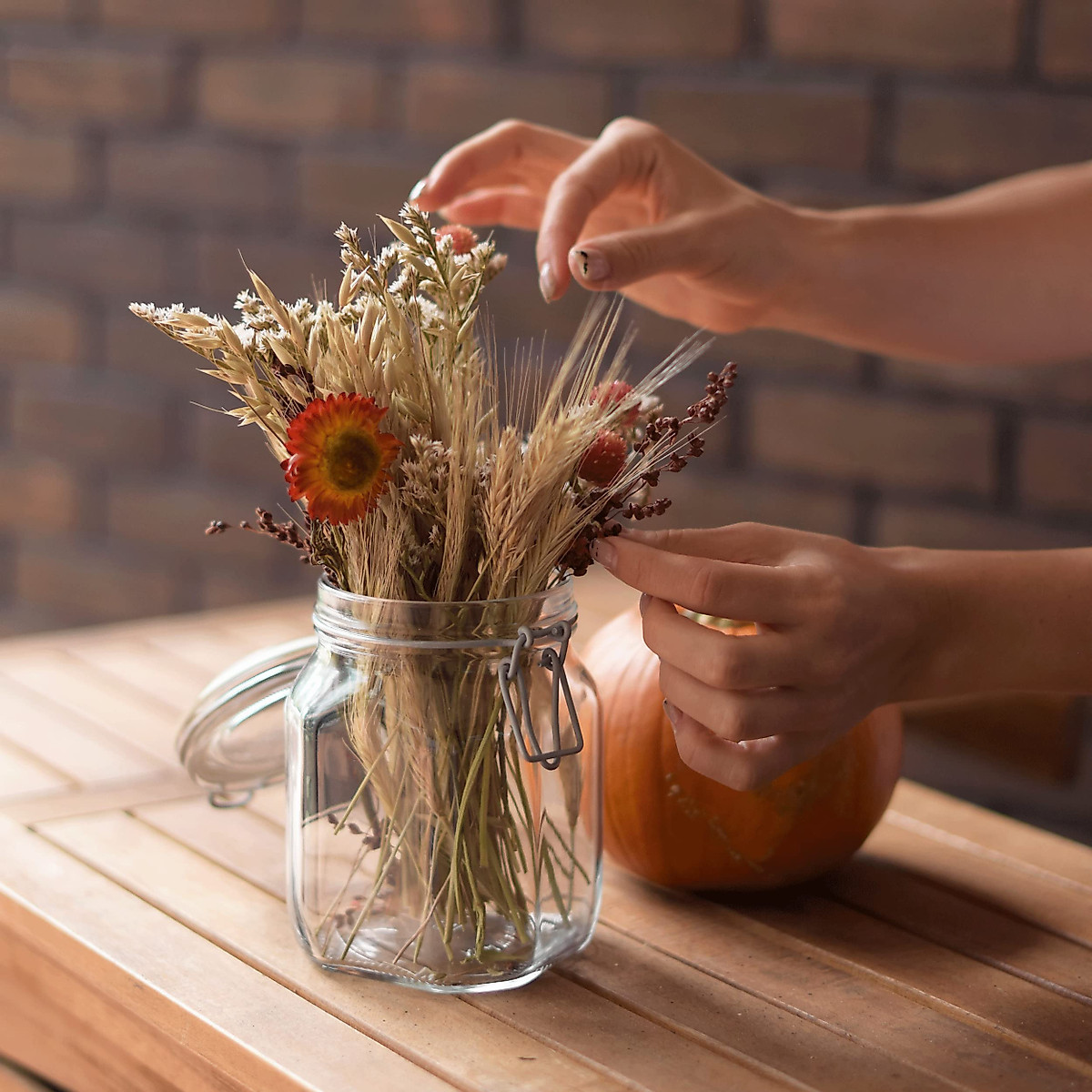 Bormioli Rocco - Food Storage Container - Glass Fido Jars - Hermetic Sealed Hinged Airtight Lid for Fermenting, With Paksh Chalkboard Labels 25 1/4 Ounce (.75 Liter)