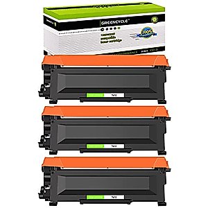 greencycle Compatible Toner Cartridge Replacement for Brother TN450 TN420 TN-450 TN-420 to use with HL-2270DW HL-2280DW HL-2230 MFC-7360N MFC-7860DW DCP-7065DN Intellifax 2840 2940 Printer (3 Black)