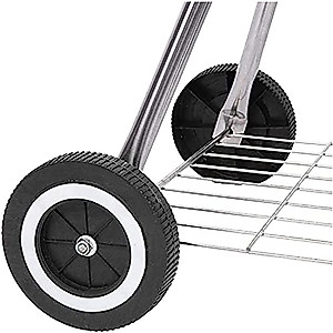 Portable 18 Inch Charcoal BBQ Kettle Grill Outdoor Backyard Cookout Tailgating Barbecue Stainless Steel Grill Top