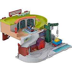Thomas & Friends Sodor Take-Along Train Set for Kids with Diecast Push-Along Thomas Engine for Preschool Kids Ages 3 Years & Up