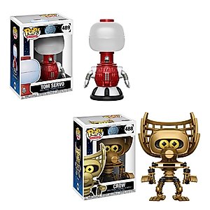 Funko Pop Television Mystery Science Theater 3000 Crow #488, Tom Servo #489 Vinyl Figures SET