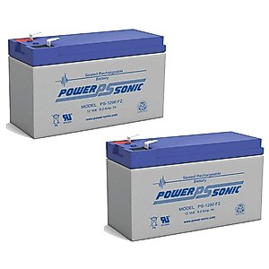 Power Sonic 12V 9Ah SLA Replacement Battery Compatible with APC Back-UPS XS1500 RBC109 PS-1290-2 Pack