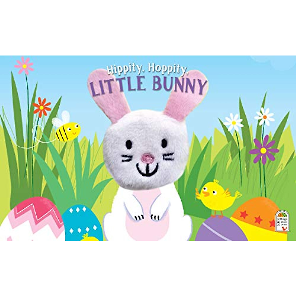 Hippity, Hoppity, Little Bunny - Finger Puppet Board Book for Easter Basket Gifts or Stuffer Ages 0-3