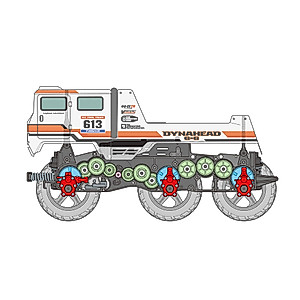 Tamiya 58660 1/18 Rc Dynahead 6x6 G6-01 Truck Kit
