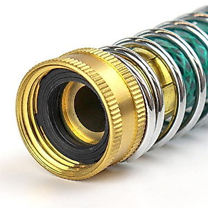 Garden Hose Extension Adapter, Hose Kink Protector with Coil Spring(Coil Spring)