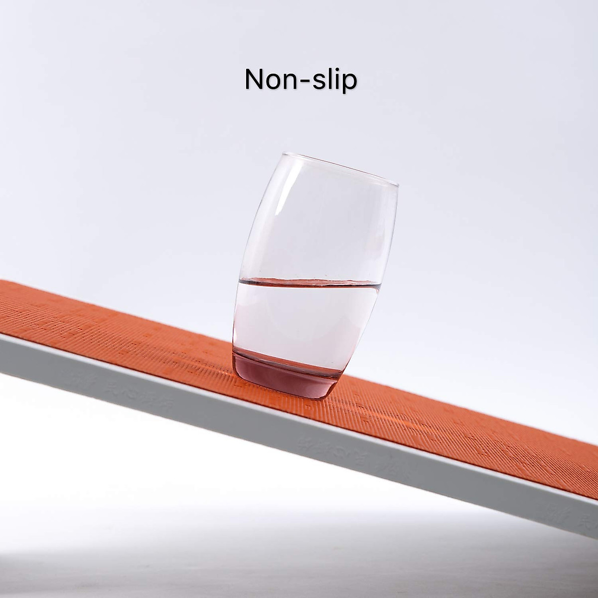 Myir JUN Place Mats, Table Mats Set of 8 Indoor Placemats Washable Non-Slip Heatproof Woven Placemats for Dining Table Fabric Place Mat PVC (Orange, Set of 8)