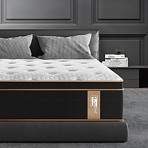 BedStory Queen Mattress, 12 Inch Hybrid Mattress with Foam & Individually Wrapped Pocket Coils Luxury Spring Mattress Motion-Isolation CertiPUR-US Certified 60 x 80 Inch