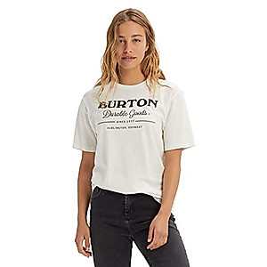 Burton Mens Durable Goods Short Sleeve Tee, Stout White New, Large