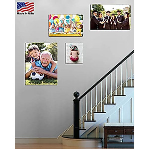SIGNLEADER Canvas Prints with Your Photos, Personalized Canvas Wall Art, Custom Portrait Photo on Canvas - 8x10 inches