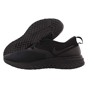 Nike Women's Odyssey Reach Flyknit 2 Running Shoe, Black/Black/White, Size 6