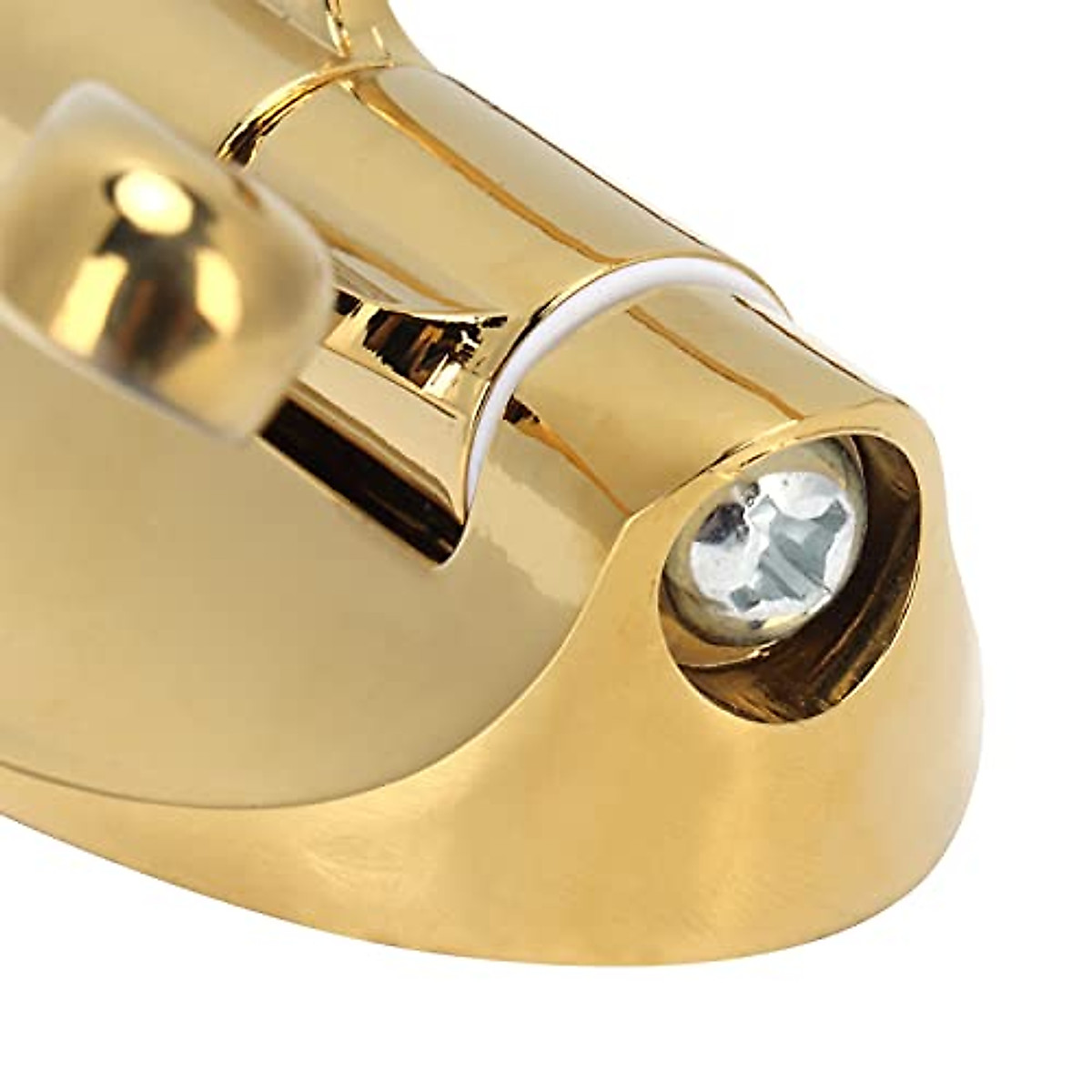 AXNOGAVH Swivel Towel Hook, Zinc Alloy Clothes Hanger with Triple Hooks for Office Bathroom Bedroom Kitchen (Gold)