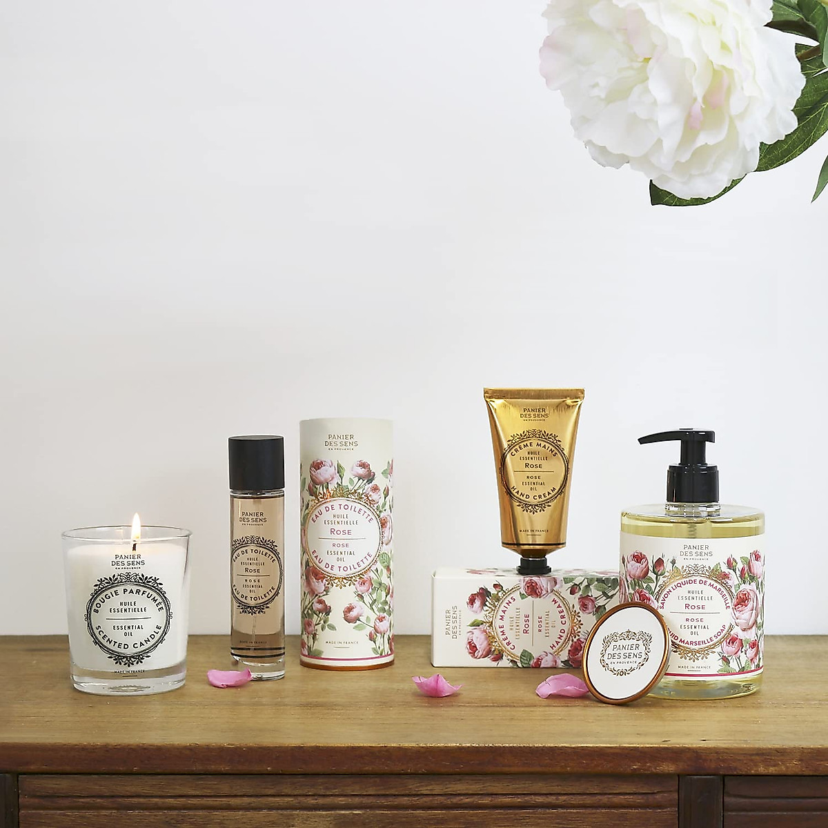 Panier des Sens - Rose Eau de Toilette - Valentines Day Gifts for Women - Light Rose Perfume for Women - Floral Fragrance - Gift Ideas for Her - Parfum Made in France – Hair & Body Spray 1.7 Floz