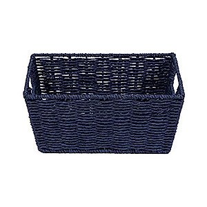 Compactor Etna Woven Storage Basket, Navy Blue