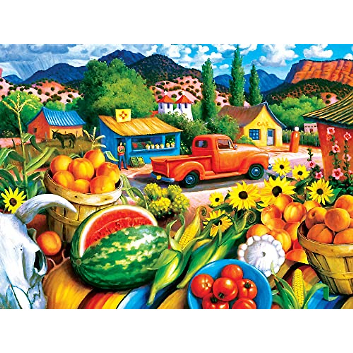 MasterPieces 550 Piece Jigsaw Puzzle for Adults, Family, Or Youth - Summer Fresh - 18"x24"