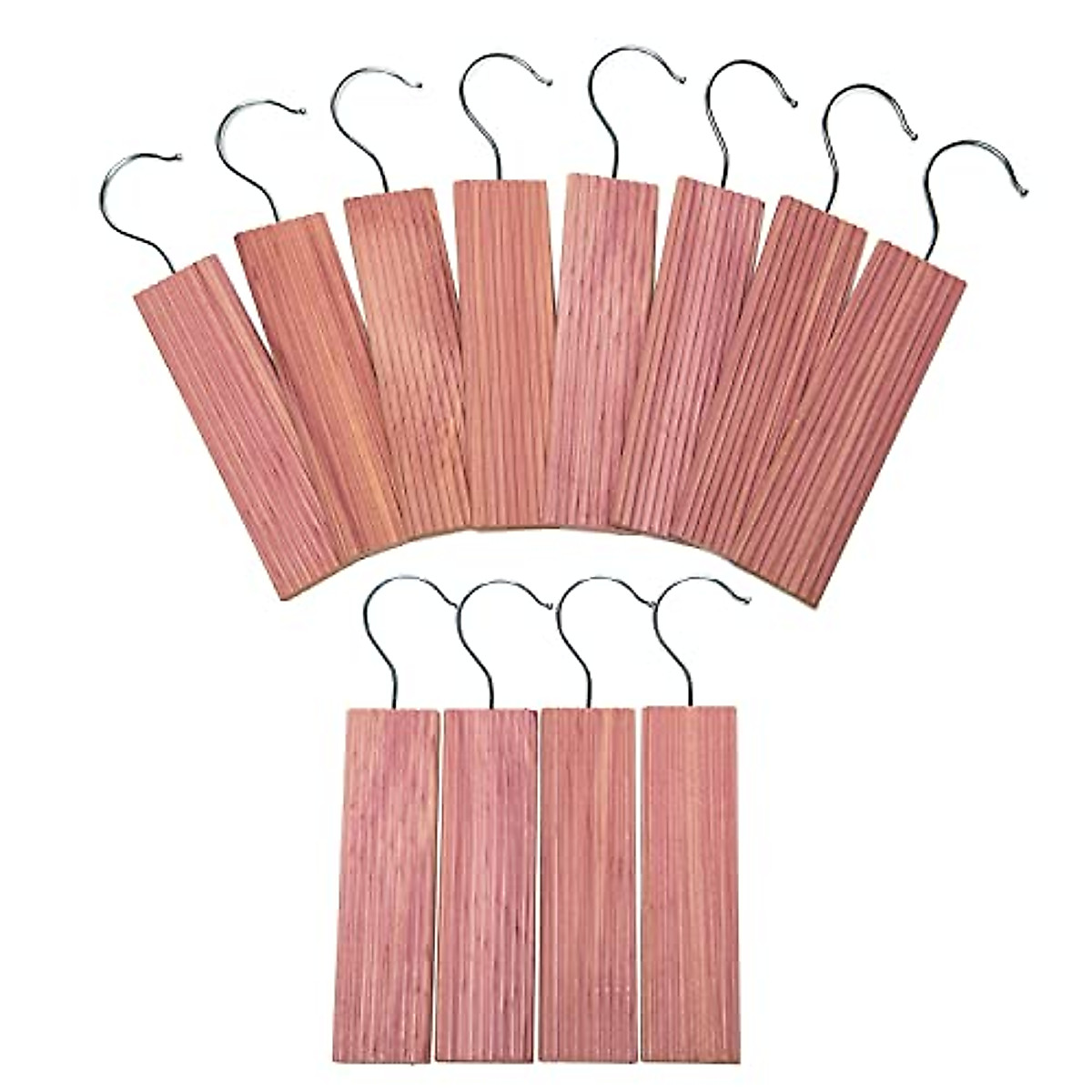 Aeroatiw Large-Sized Cedar Block for Clothing Storage, Natural red Cedar Hanging for Clothing Protection and 12 Cedar Hanging